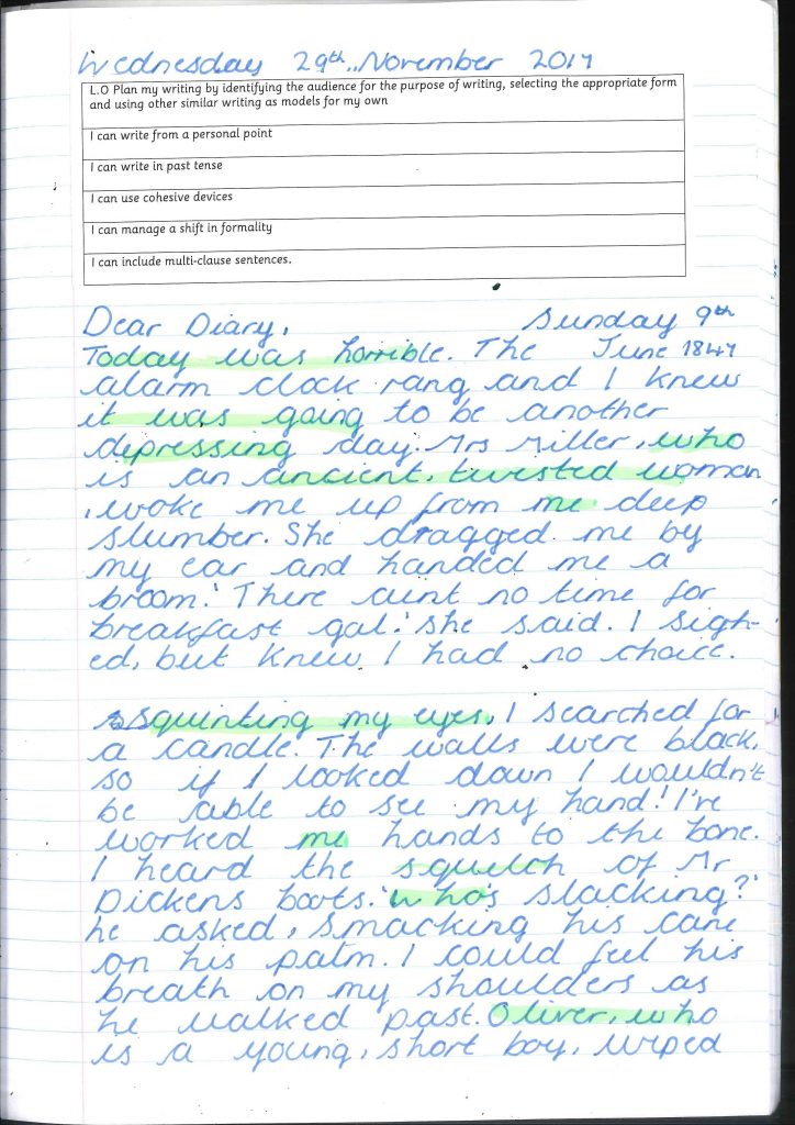 year-6-diary-writing-st-clements-church-of-england-academy
